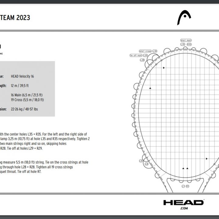 » Vợt Tennis Head Radical Team 2023 (280gr) | 235123